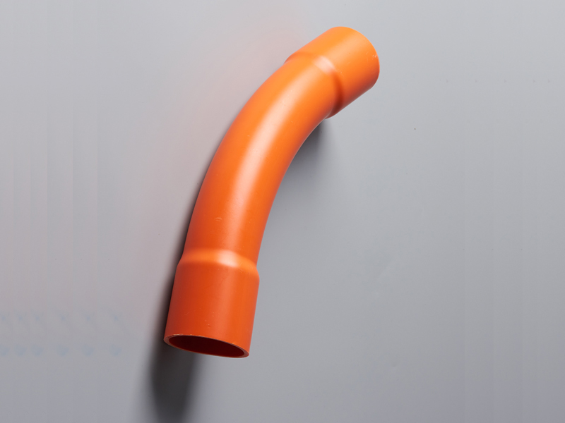 Orange 100mm Sweep Bend 45° ( HD) – jaslec
